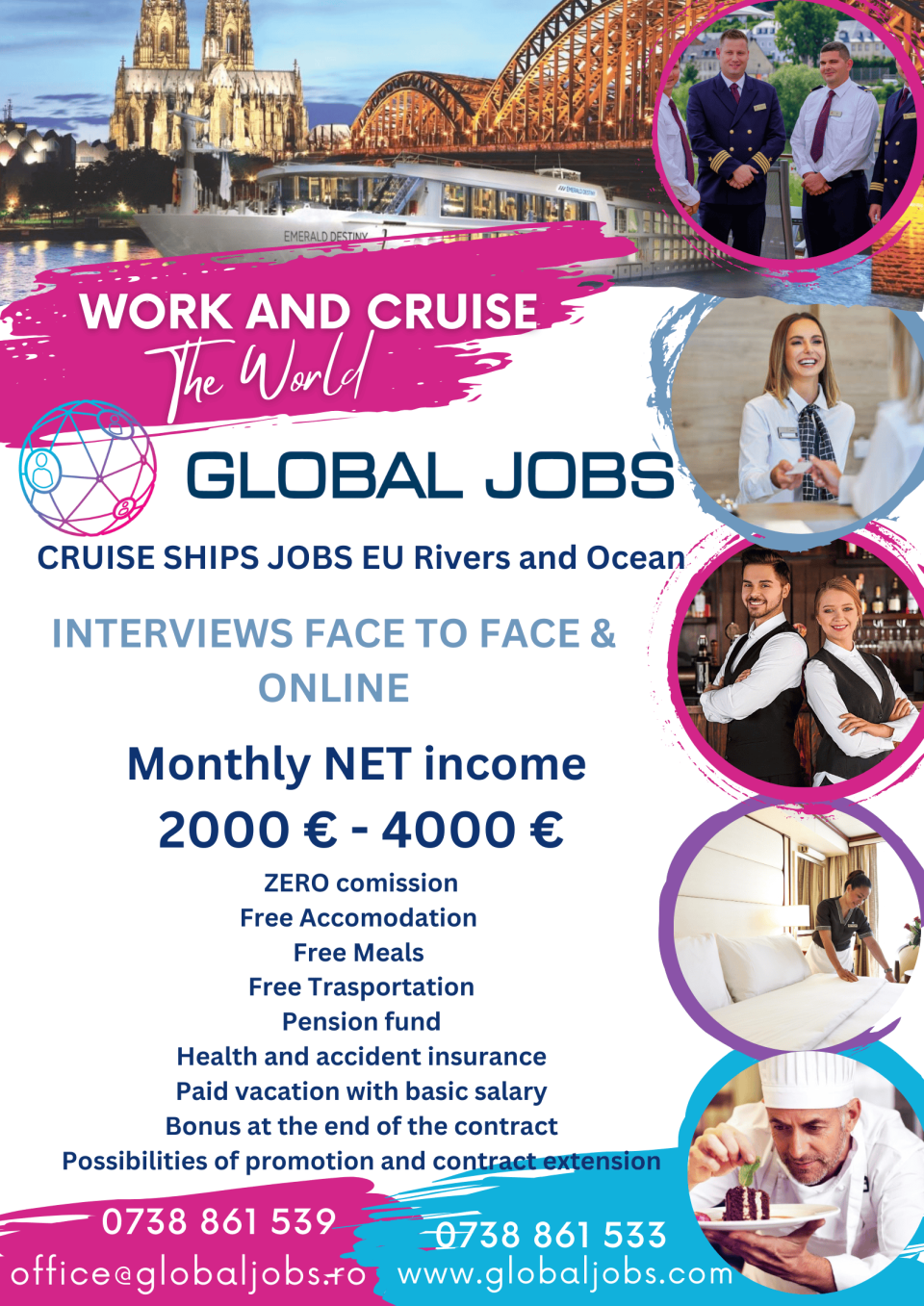 Bucatar,Ospatar,Camerist(a),Spalator Vase - Nautic - Fluvii EU 1900 ...